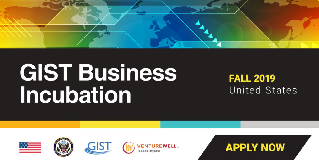 2019 U.S. Department of State’s GIST Business Incubation for Science ...